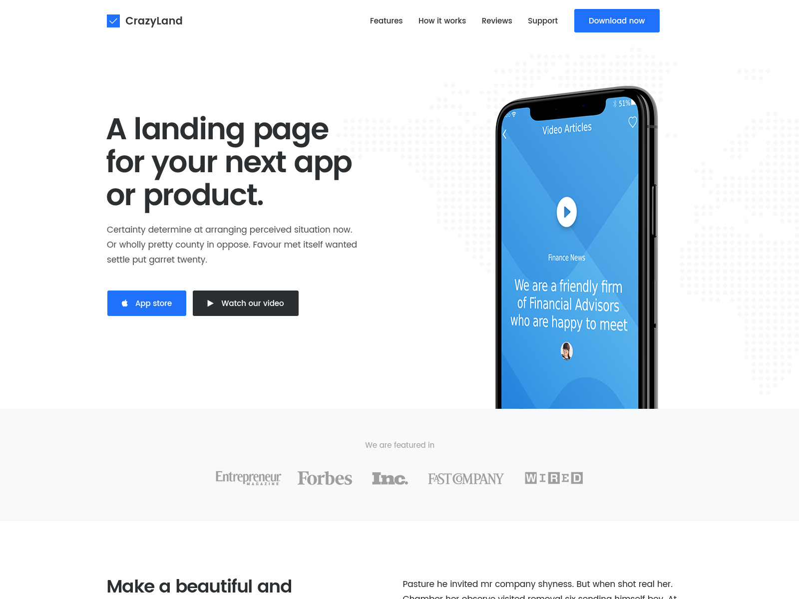 Simple website by Md Asifur Rahman on Dribbble