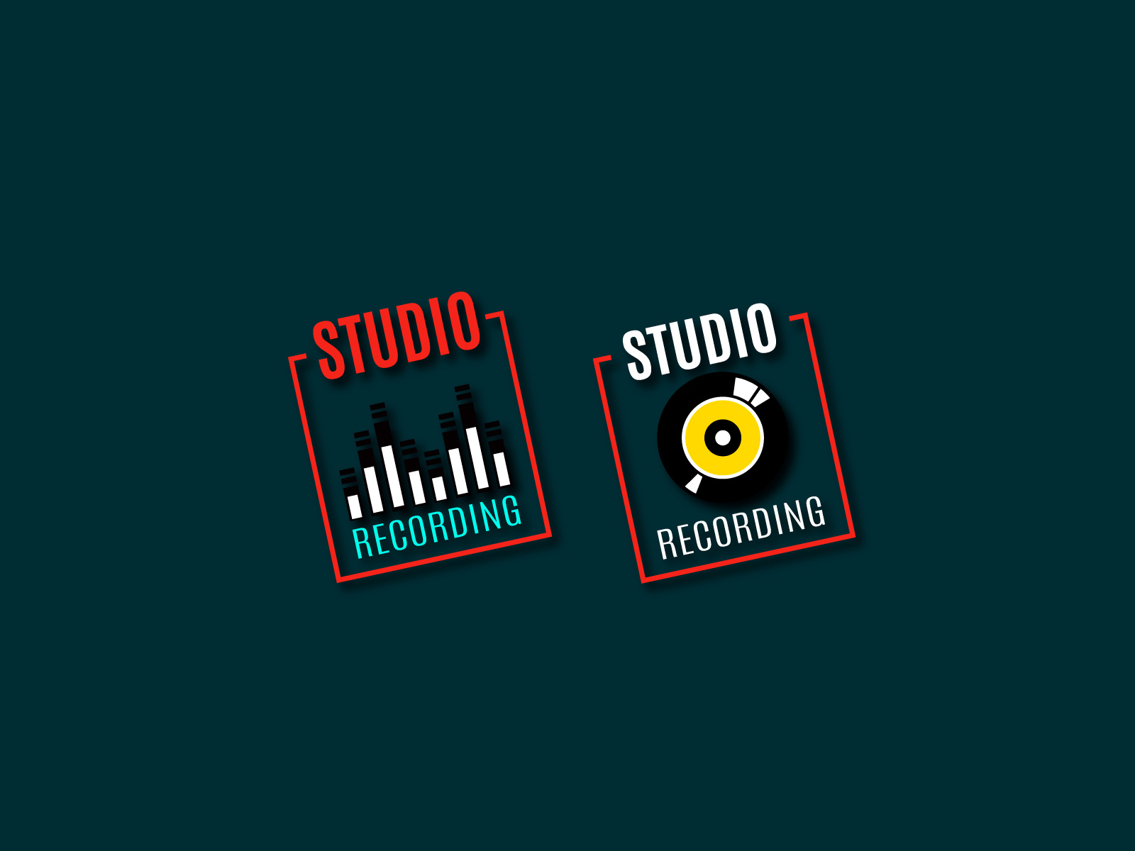 Logo for Studio Recording. by Julia Kirsanova on Dribbble