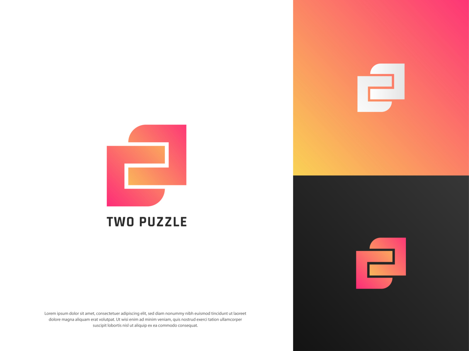 Puzzle modern logo by NHD Graphic on Dribbble