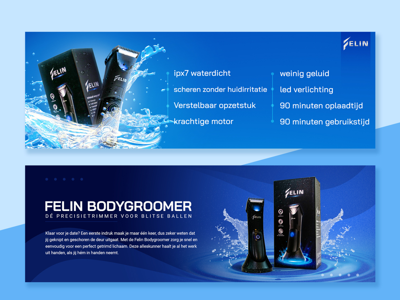 Electric Trimmer Web banner by NHD Graphic on Dribbble