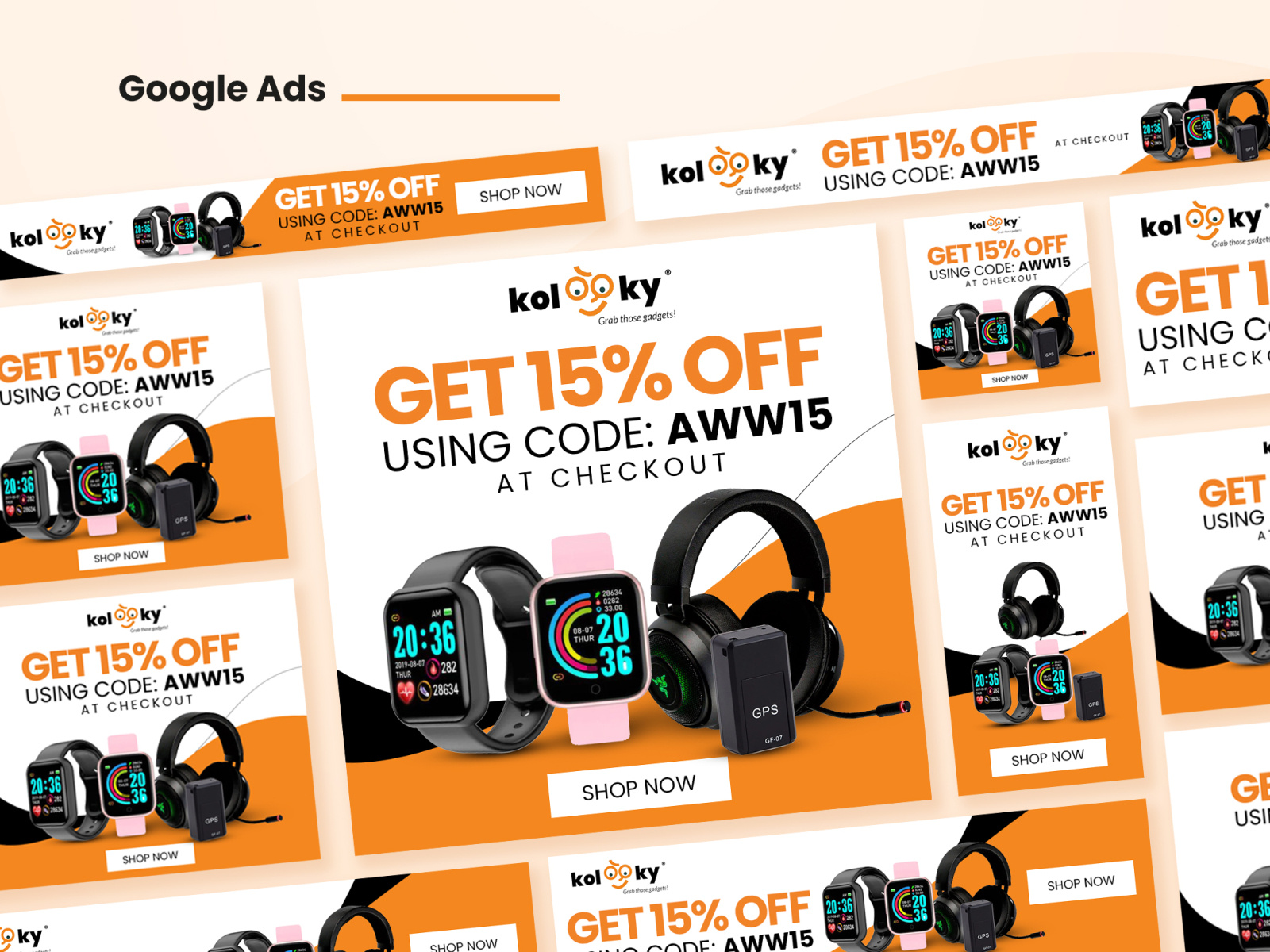 Google Display ads by NHD Graphic on Dribbble
