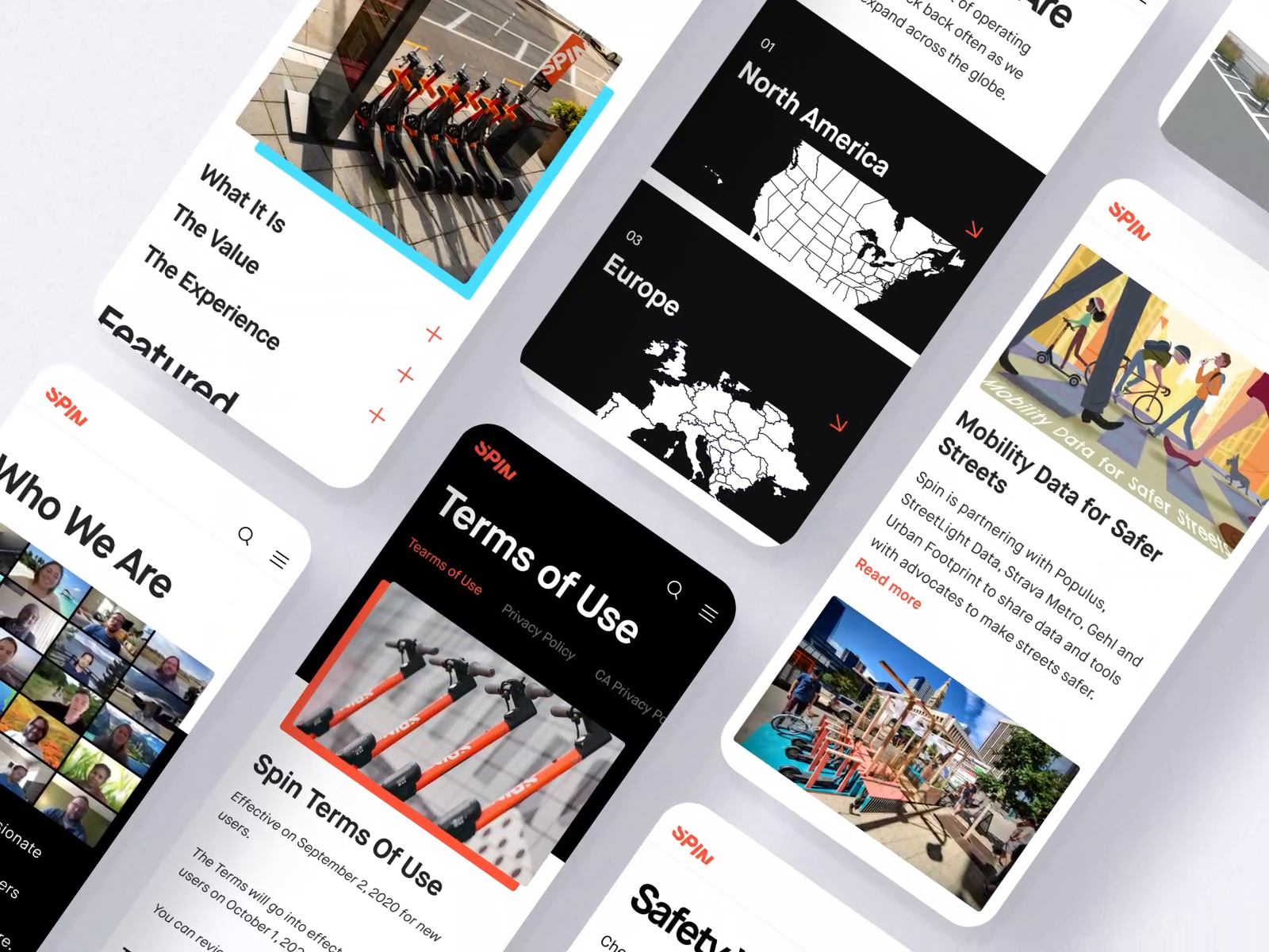 Spin - Web Mobile Launch by Barnee for Spin on Dribbble