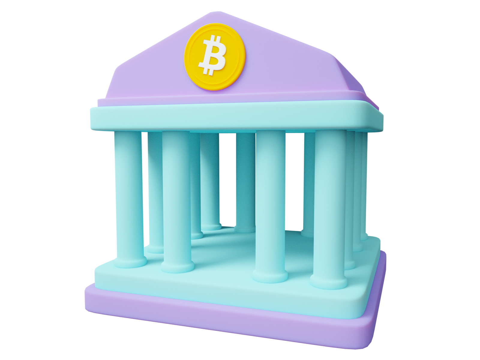 Bitcoin Bank 3D Asset by Lyuben Stoyanov on Dribbble