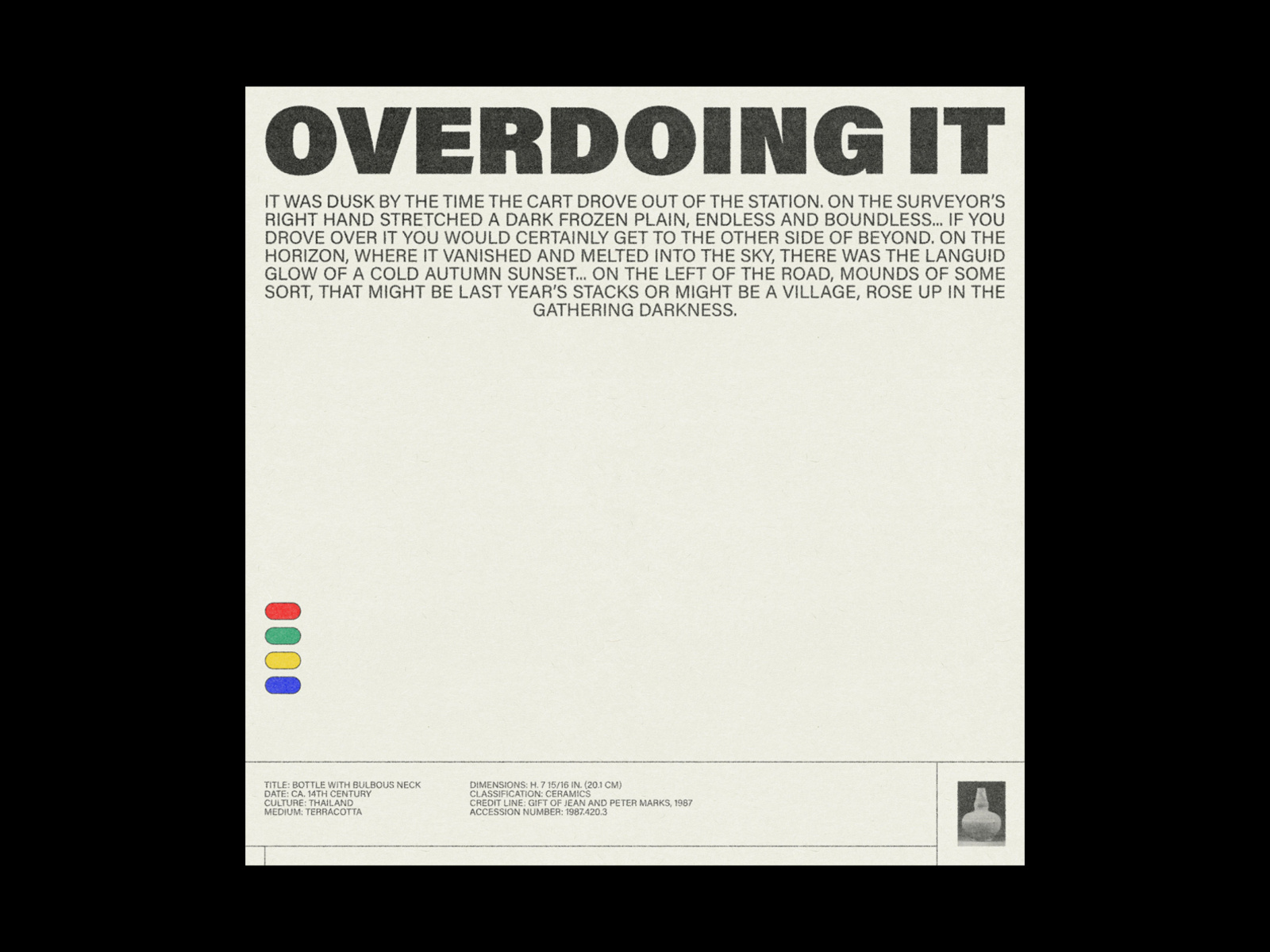 Overdoing It by Dora Lazarević on Dribbble