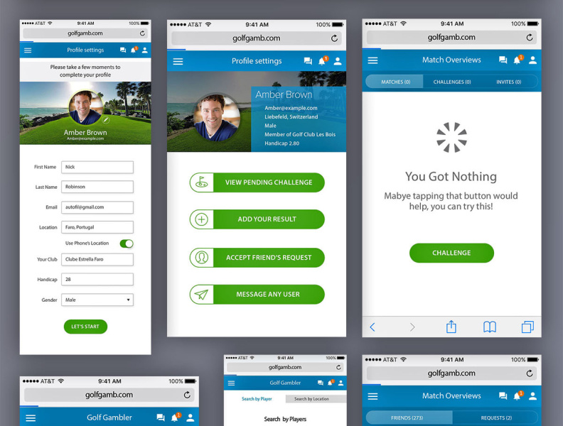 Mobile Application design by Pushpinder Rangru @kitesman on Dribbble