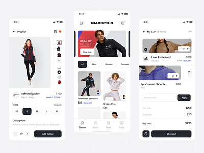 Fashion E-commerce - Mobile App by Amir Shojaei for Echo Design ™ on ...