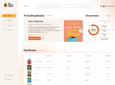 Browse thousands of Library Dashboard images for design inspiration ...