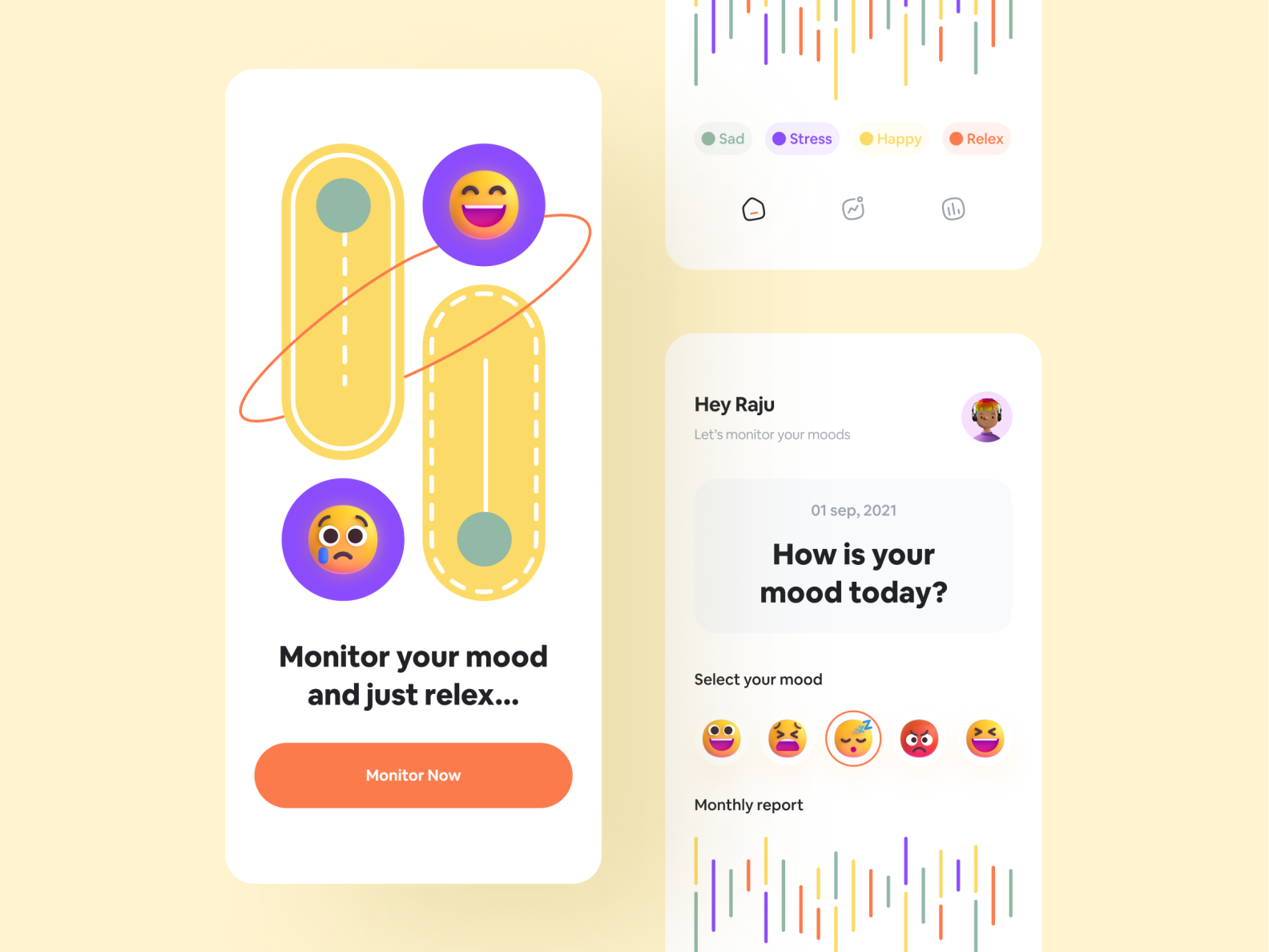 Mood Monitoring by Raju Husen for Rinex on Dribbble