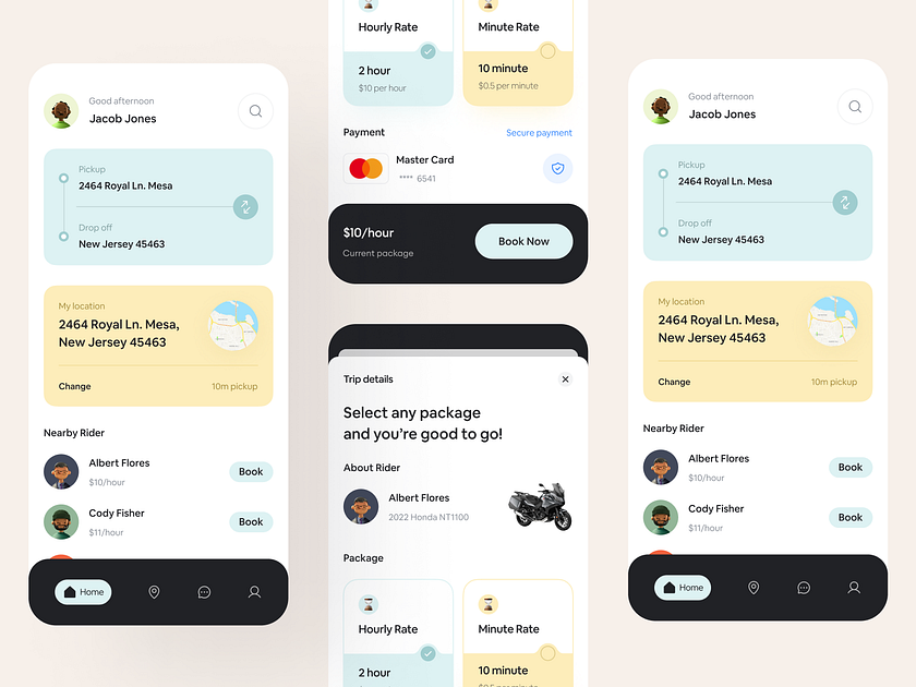 Ride Booking by Raju Husen for Piqo Studio on Dribbble
