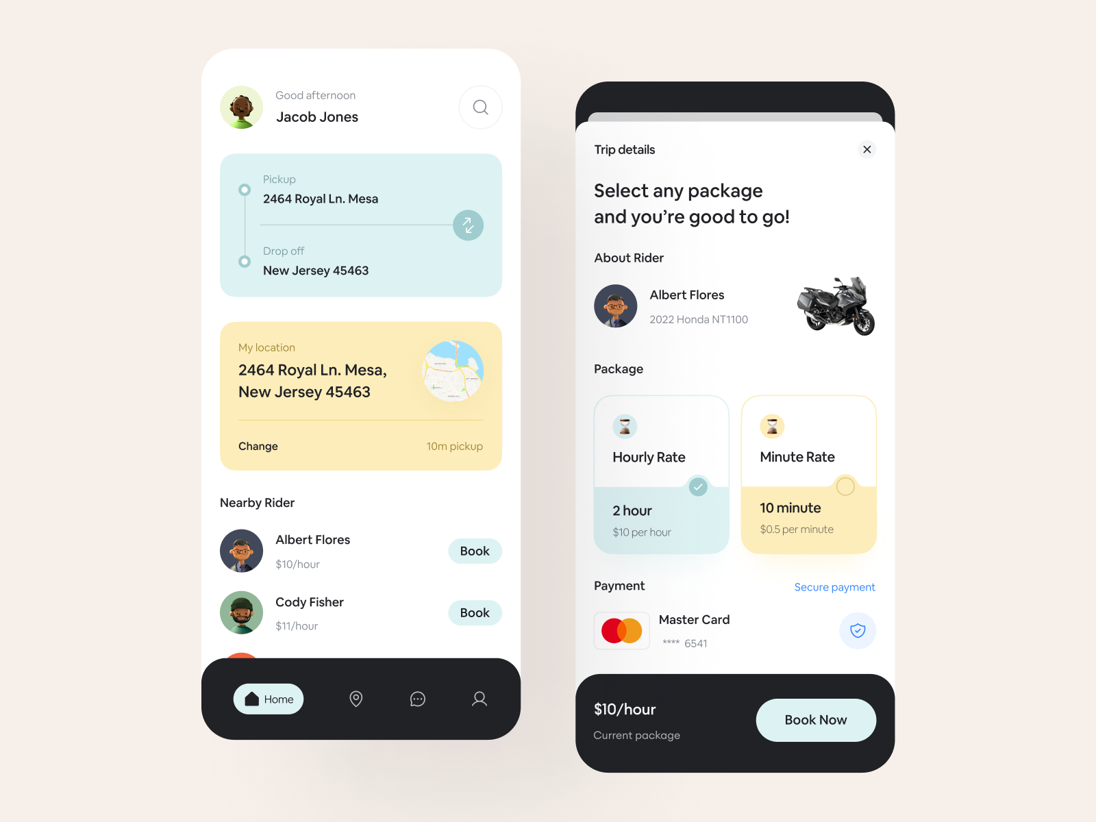 Ride Booking by Raju Husen for Piqo Studio on Dribbble