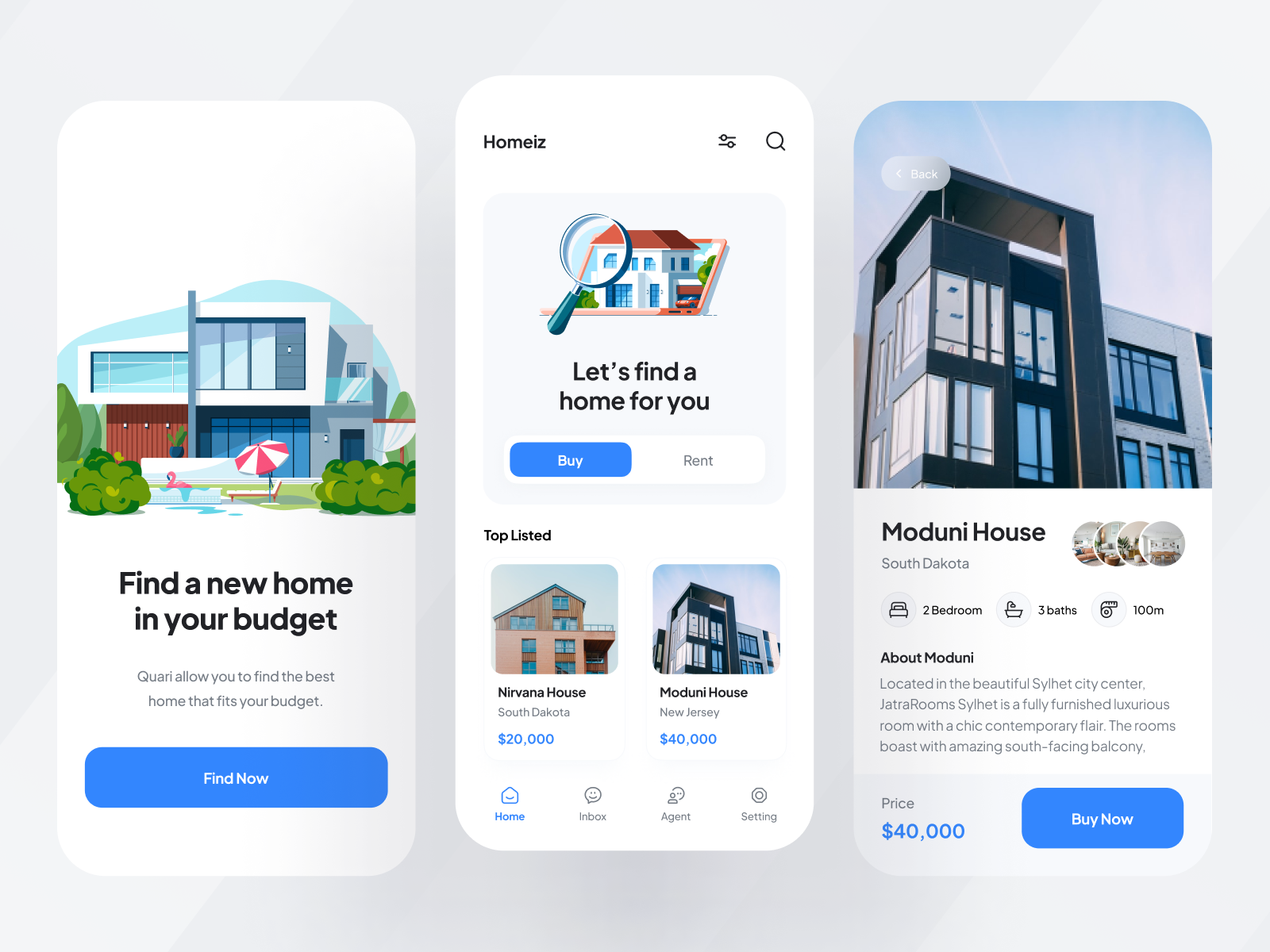 Quari Home by Raju Husen on Dribbble