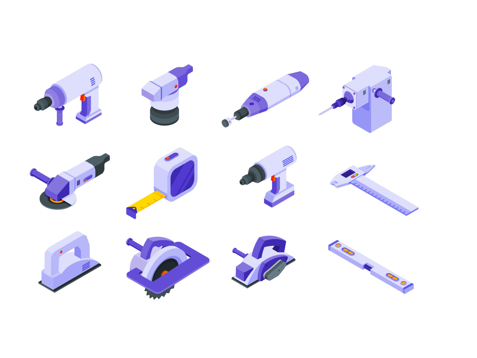 Household Tools Isometrics by Evan Fernandez on Dribbble
