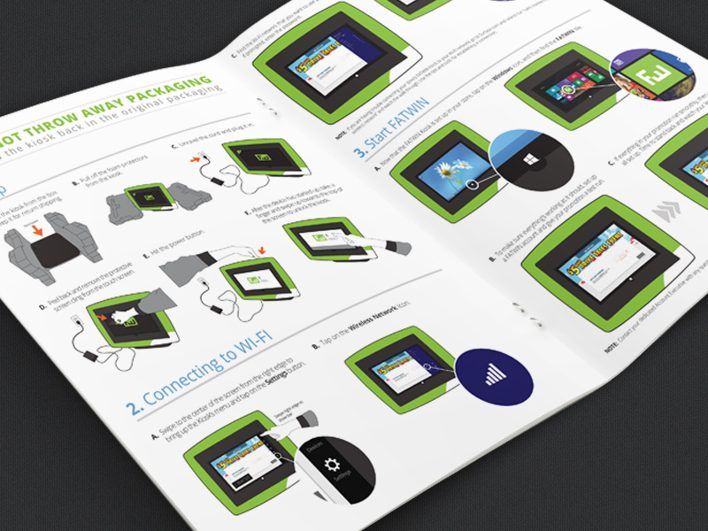 FATWIN Instruction Ilustrations by Blake McCreary on Dribbble