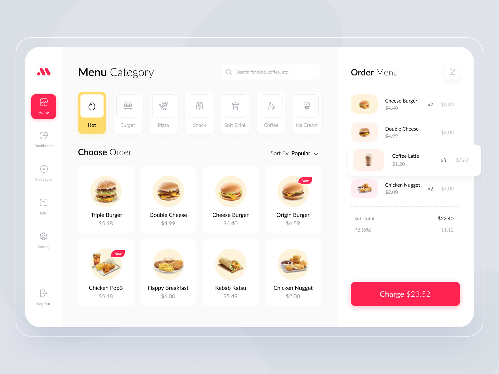 Cashier Dashboard App Exploration by Happy Tri Milliarta for Noansa on ...