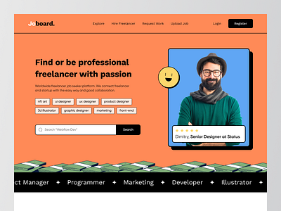 Joboard - Job Seeker Landing Page Website by Happy Tri Milliarta for ...