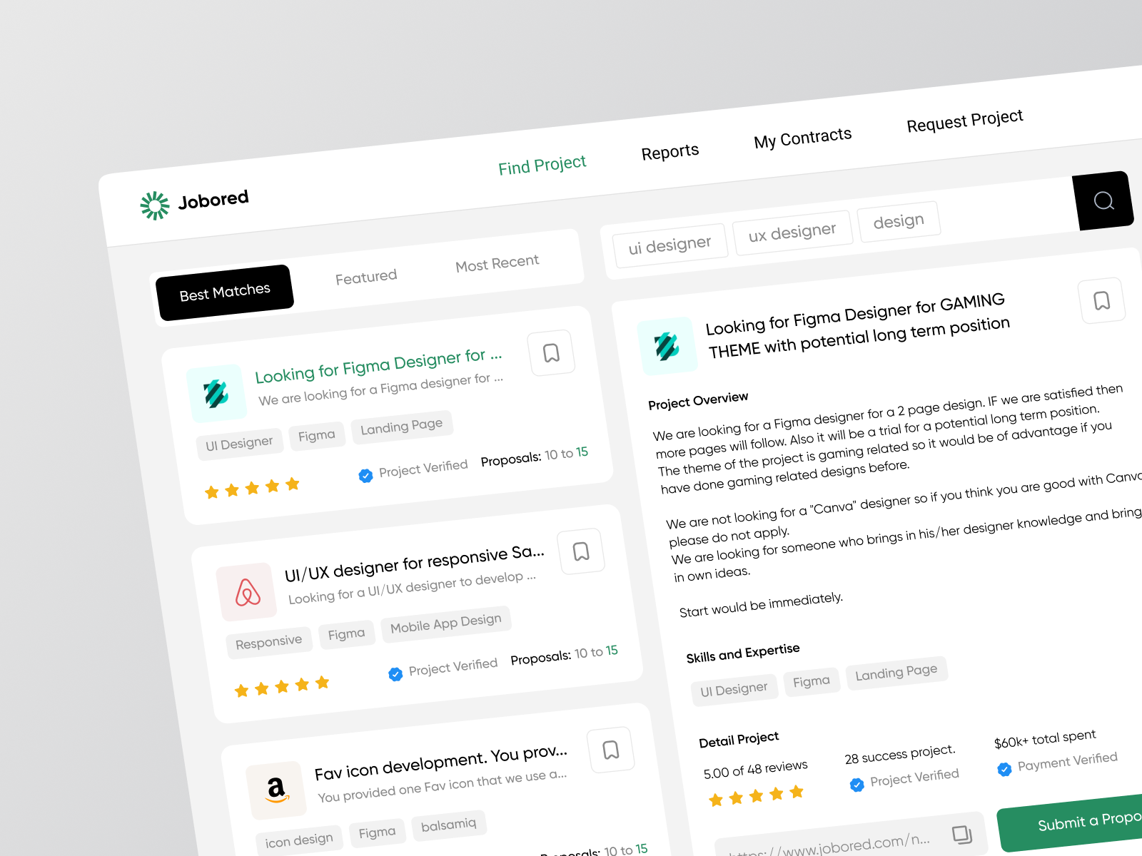 Hiring Platform Website Concept by Happy Tri Milliarta for Odama on ...