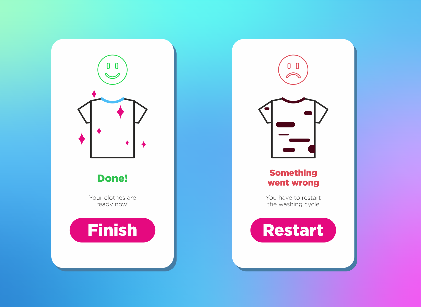 DailyUi:011 Flash Message by Roman Alexeyev on Dribbble