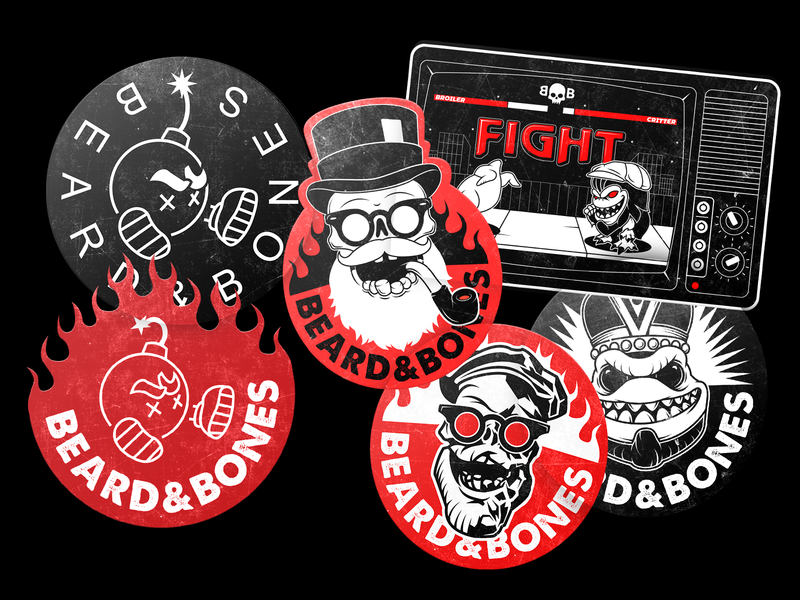 Beard&Bones by DanilaTequila on Dribbble