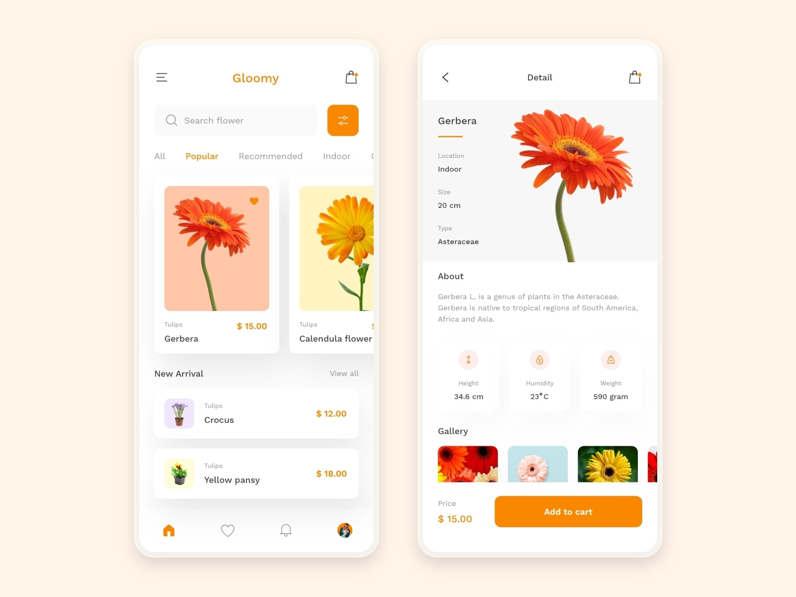 FLower App Design by Rahul Maitrak on Dribbble