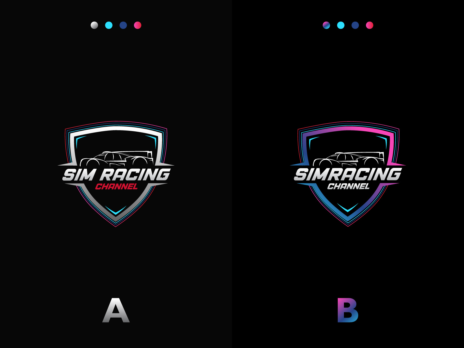 Sim Racing Channel logo design by Rahal Nejraoui on Dribbble
