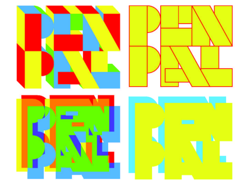 Pen Pal Logo Variations by Jade Catunao on Dribbble