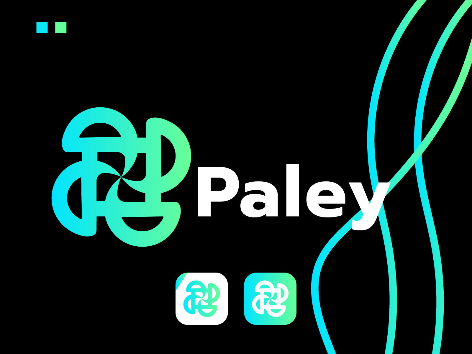 Paley logo I modern logo design by MD Rakib on Dribbble