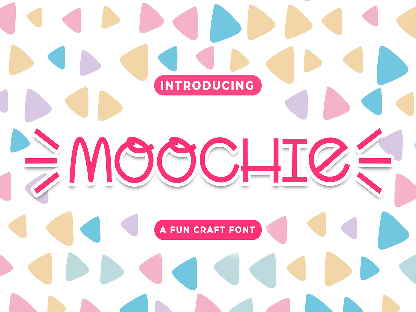 Moochie - Fun Craft Font by Kiko Kurniawan Studio on Dribbble