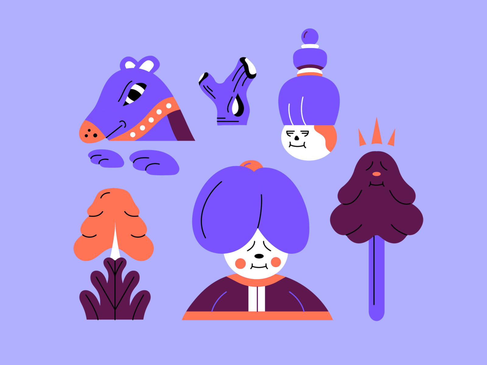 Characters by Hugo Sandsjö on Dribbble