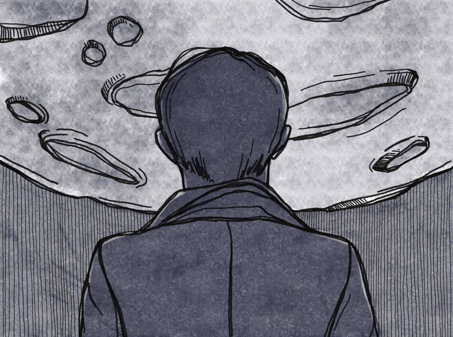 The Moon / Inktober 2021 by Aleksandra Popova on Dribbble