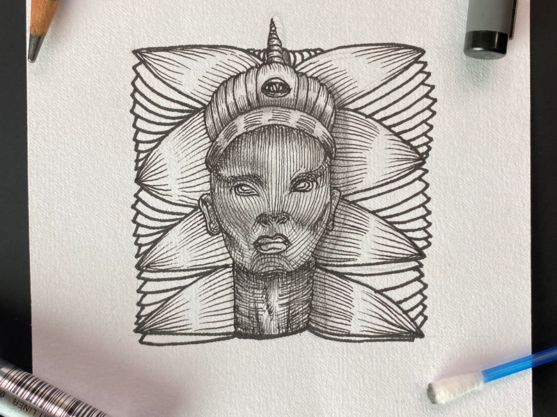 Inktober day 23 - ancient by Lawyartist® on Dribbble