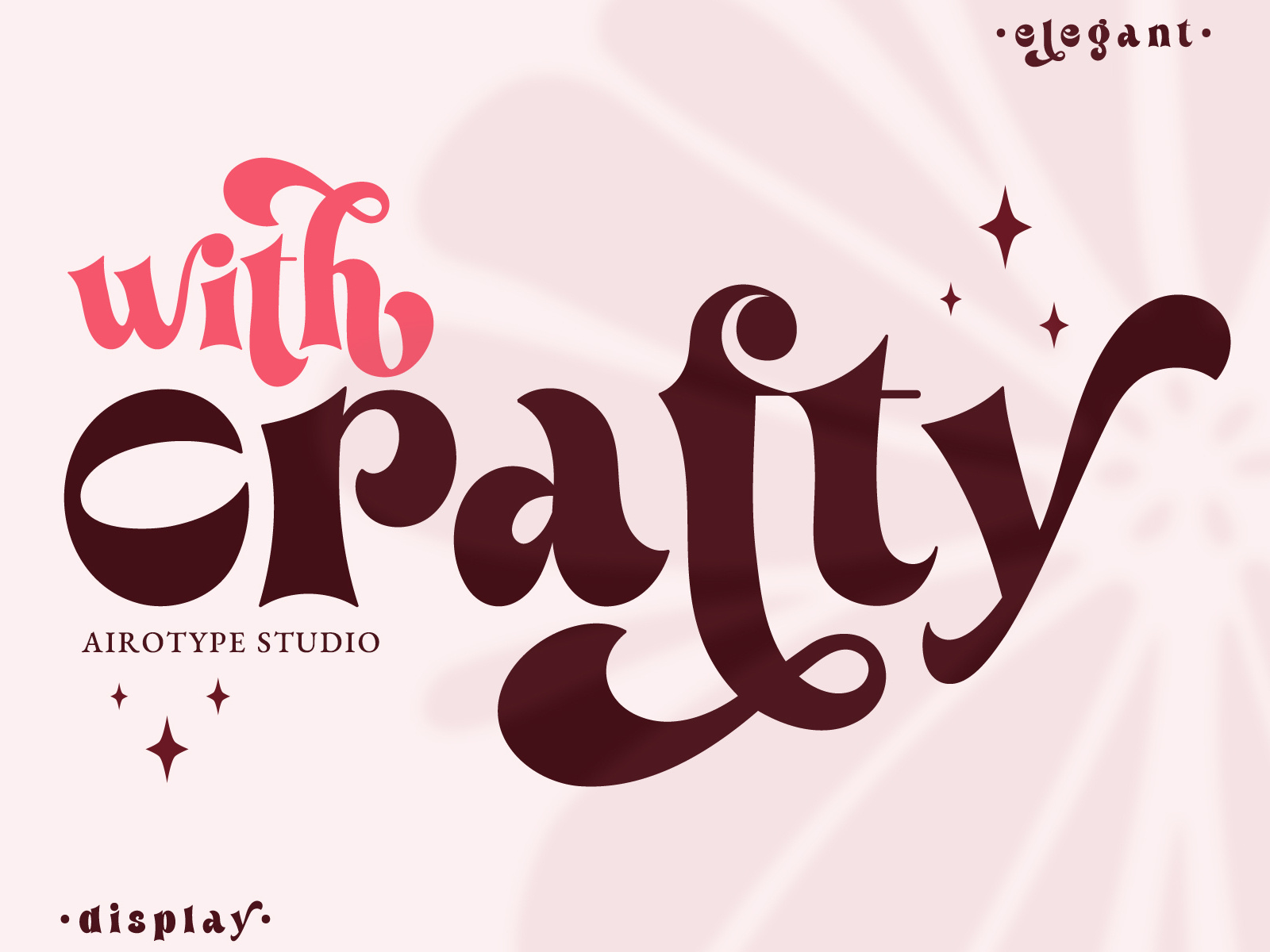 With Crafty Font - Modern Vintage Bold Serif by Ainur Rofiq (Airotype ...