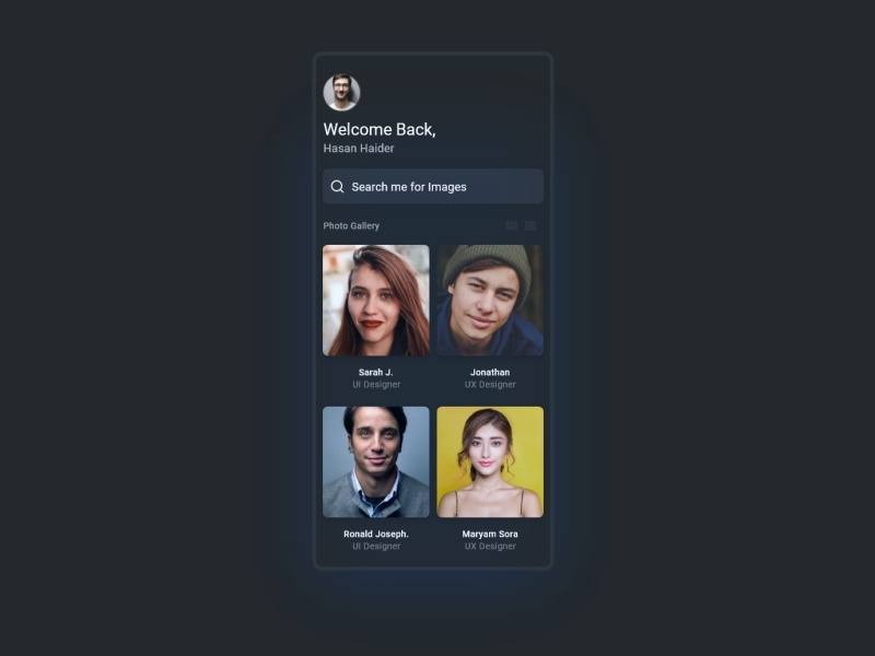UI Gallery Design by Hasan Haider on Dribbble