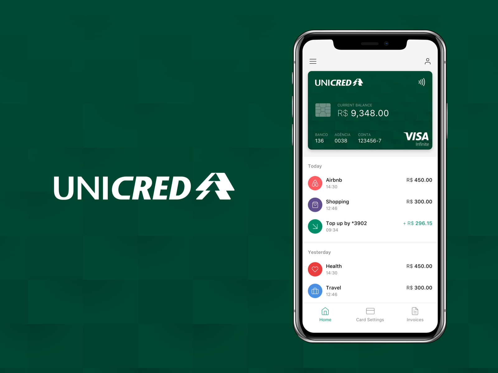 UNICRED - Credit Card App by Dima Cebanas on Dribbble