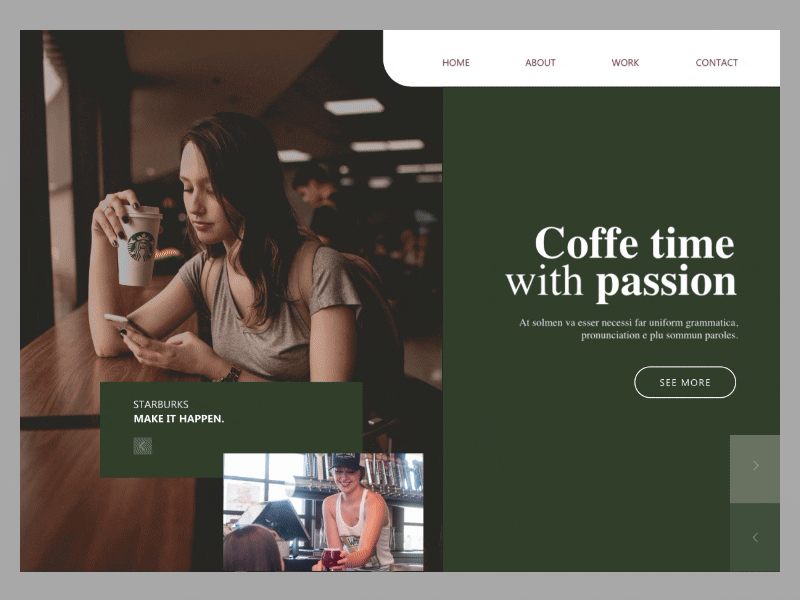 Design Carousel Slider With Transition by Agustina Romagnoli on Dribbble