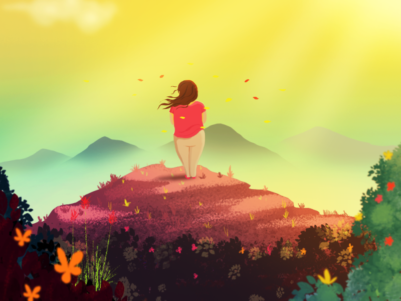 Alone by Abhilash RS on Dribbble