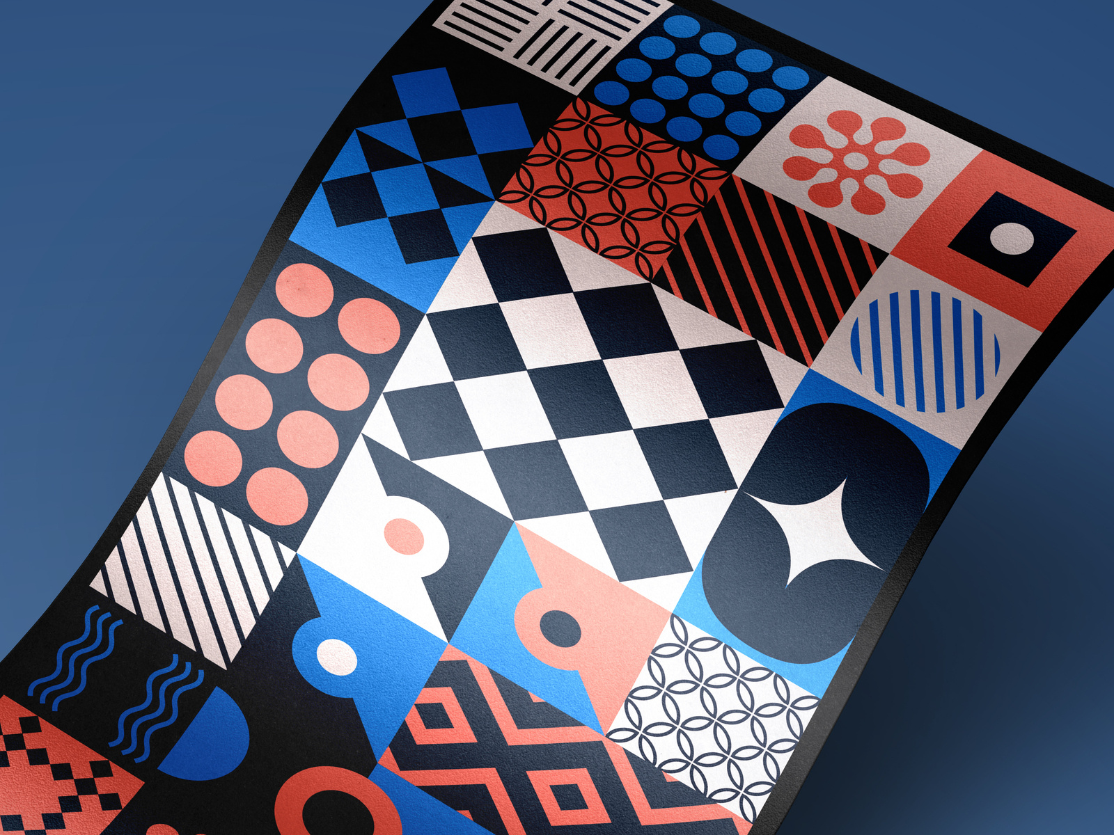 Geometric Poster by Jon Delman on Dribbble