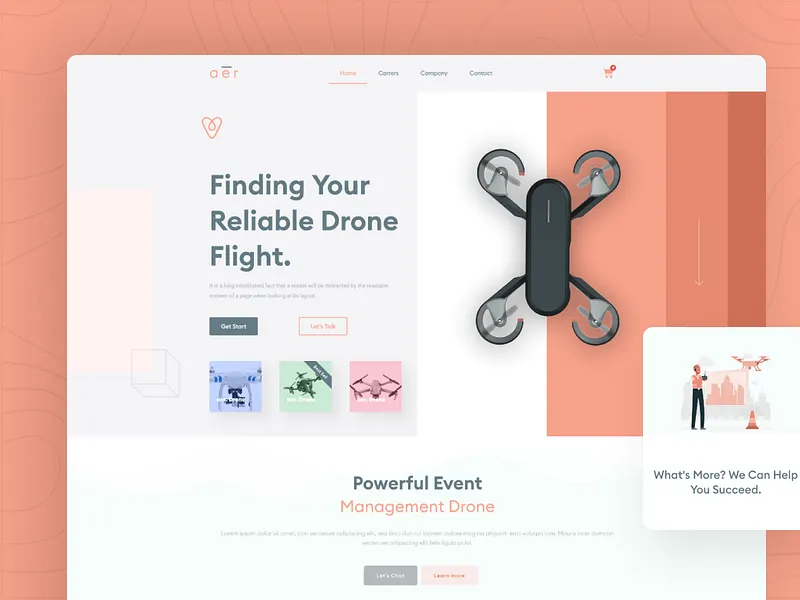 Drone Website designs, themes, templates and downloadable graphic ...
