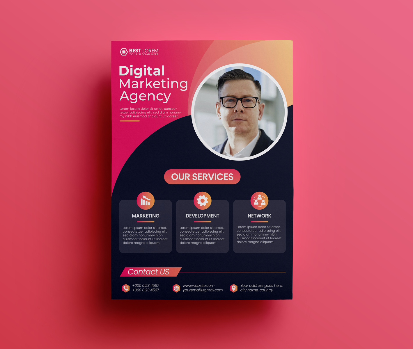 Corporate Professional Flyer Design Flyer Template By Ramim On Dribbble