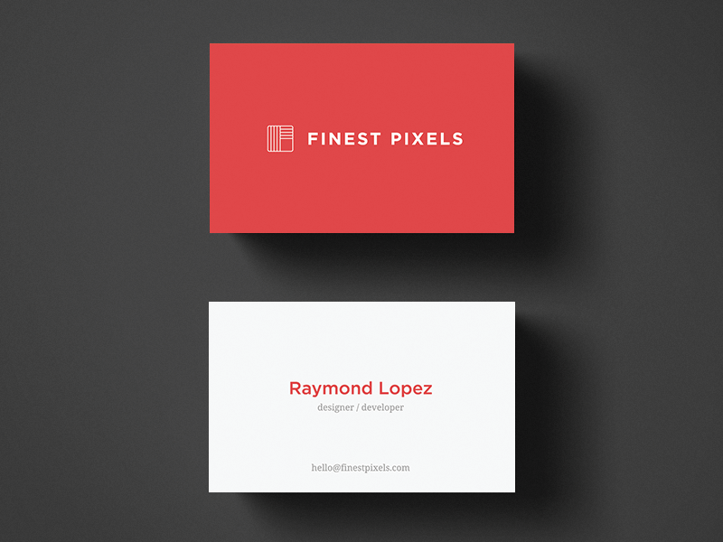 Business Card by Raymond Aleman on Dribbble