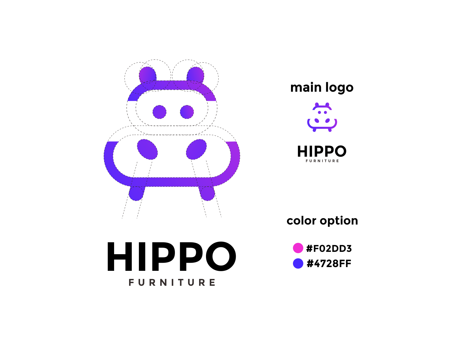 hipo and furniture logo by Rinaldo on Dribbble