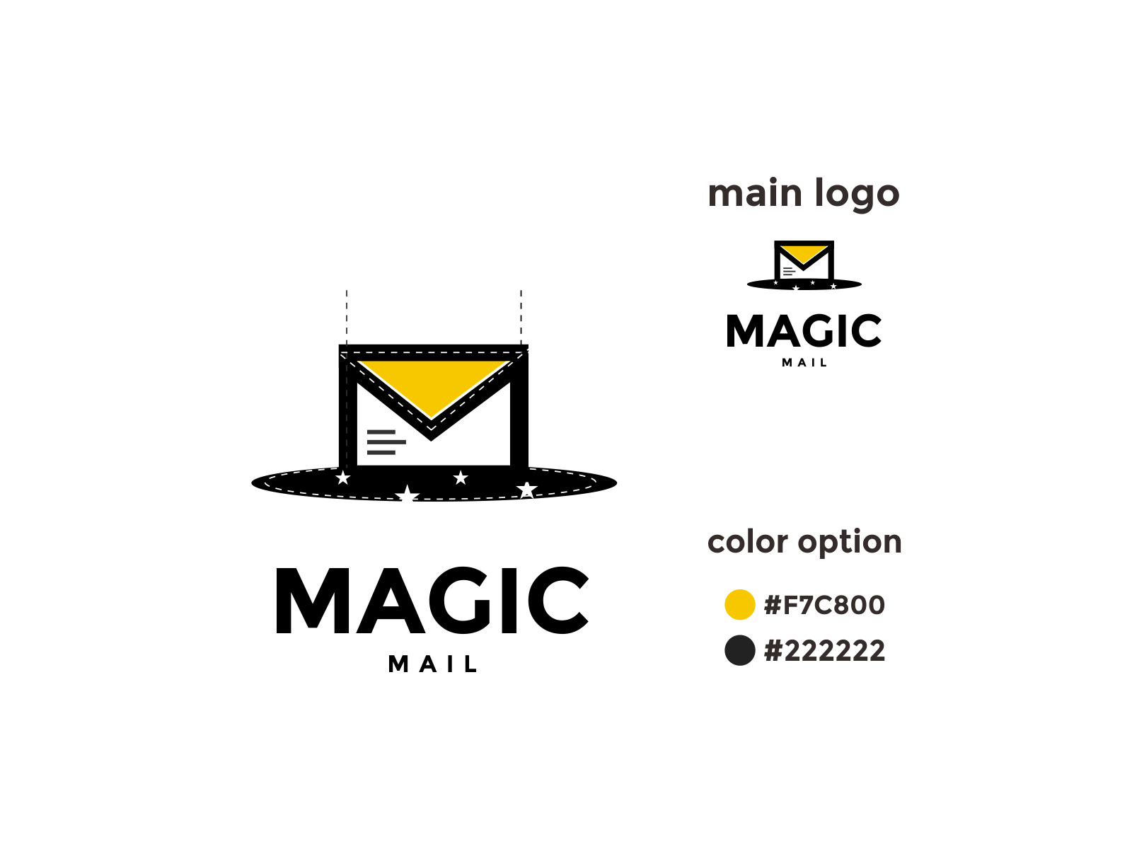 magic mail logo by Rinaldo on Dribbble
