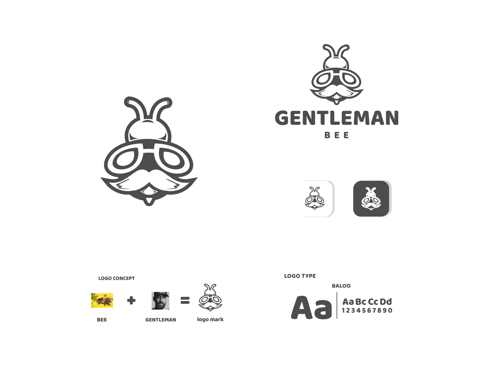 gentleman bee by Rinaldo on Dribbble