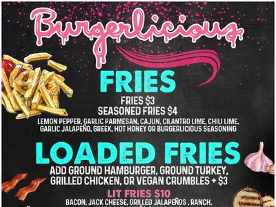 Fries Menu by I am CharithMania on Dribbble