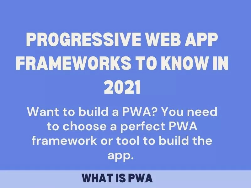 Progressive Web App Frameworks to Know in 2021 by Emily White on Dribbble