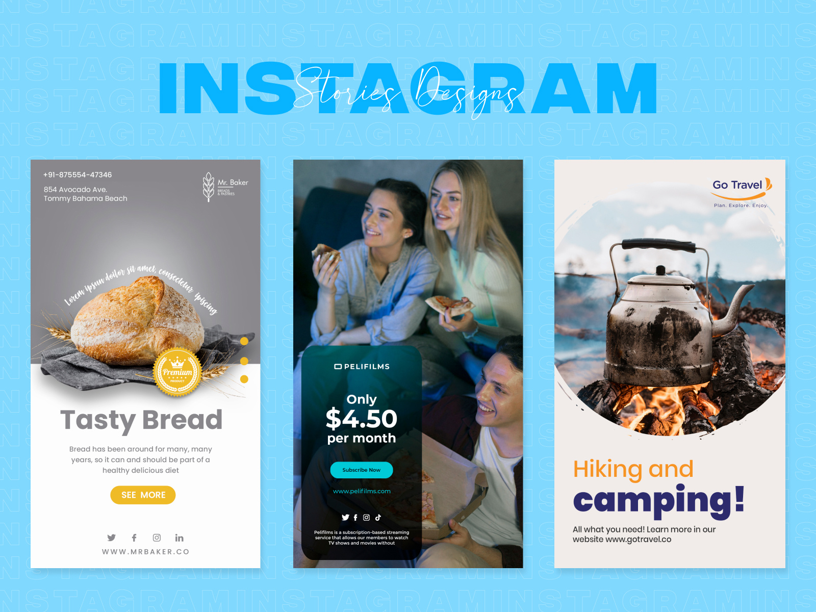 Instagram Stories Designs by Abdul Azeem on Dribbble