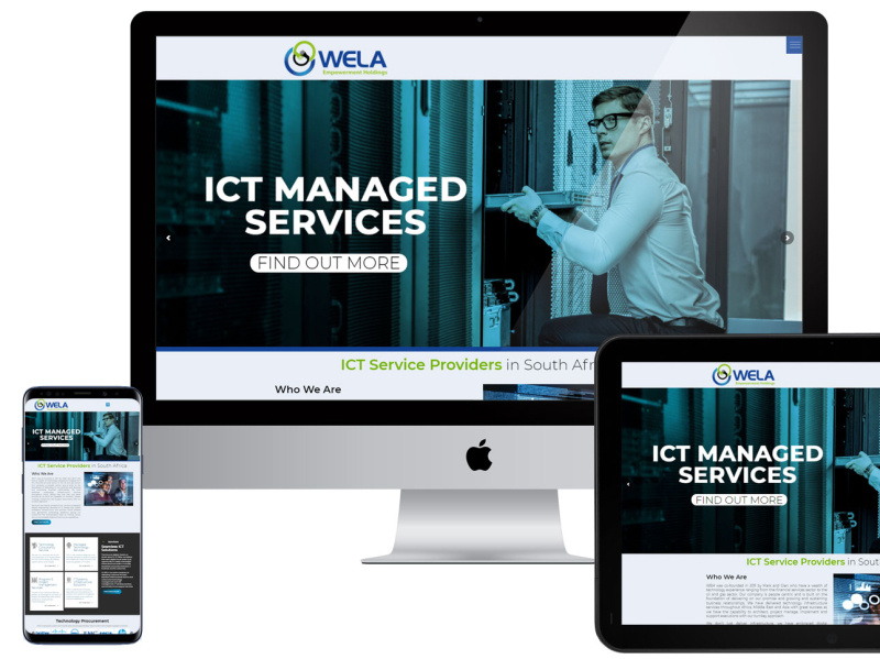 Wela Empowerment Holdings Responsive Website Design by Stephan Lombard ...