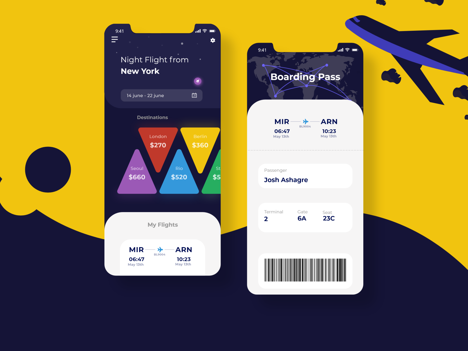 Travel + Tracker App by Josh on Dribbble