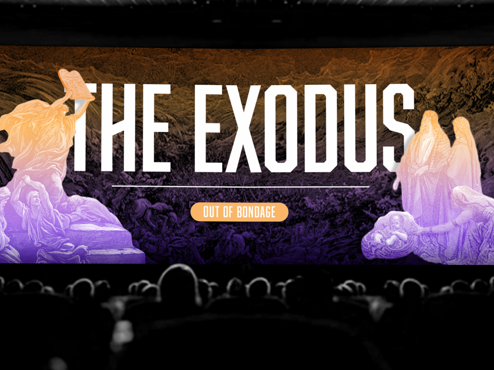 sermon graphic: the exodus by Izzy Wootonn on Dribbble