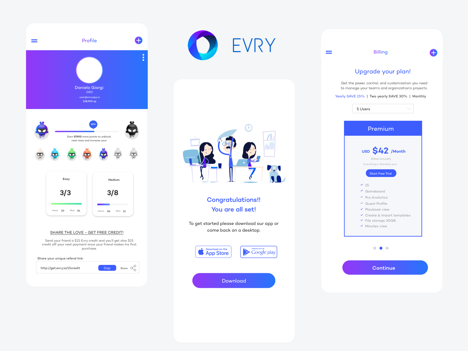 EVRY APP by Mousai on Dribbble