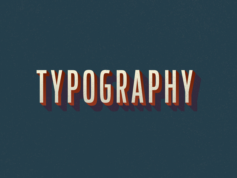Typography by Nick Gourlie on Dribbble